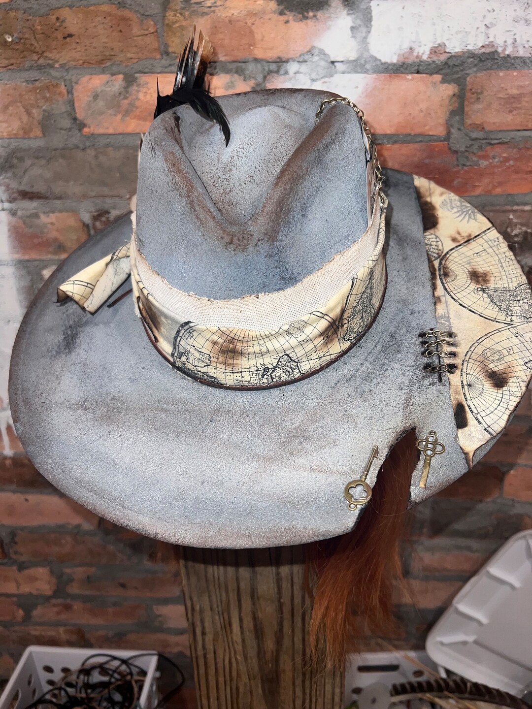 Burn the Ship Custom Burned Hat. - Etsy