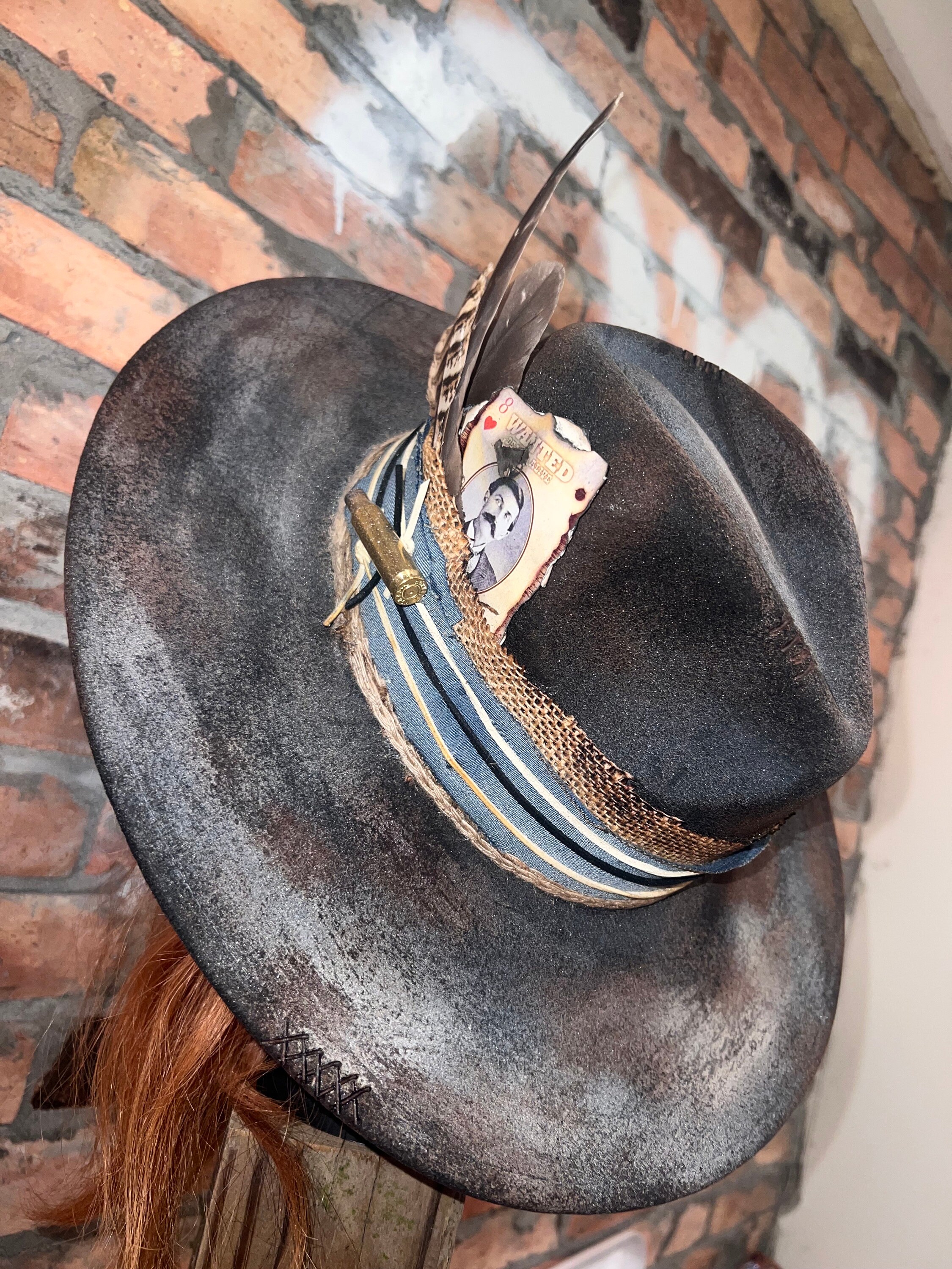 Huckleberry! Custom Burned Hat. - Etsy