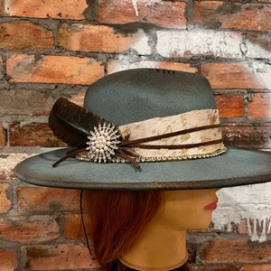 Princess Cowgirl! (western Style Custom Burned, Distressed Cowgirl Hat ...