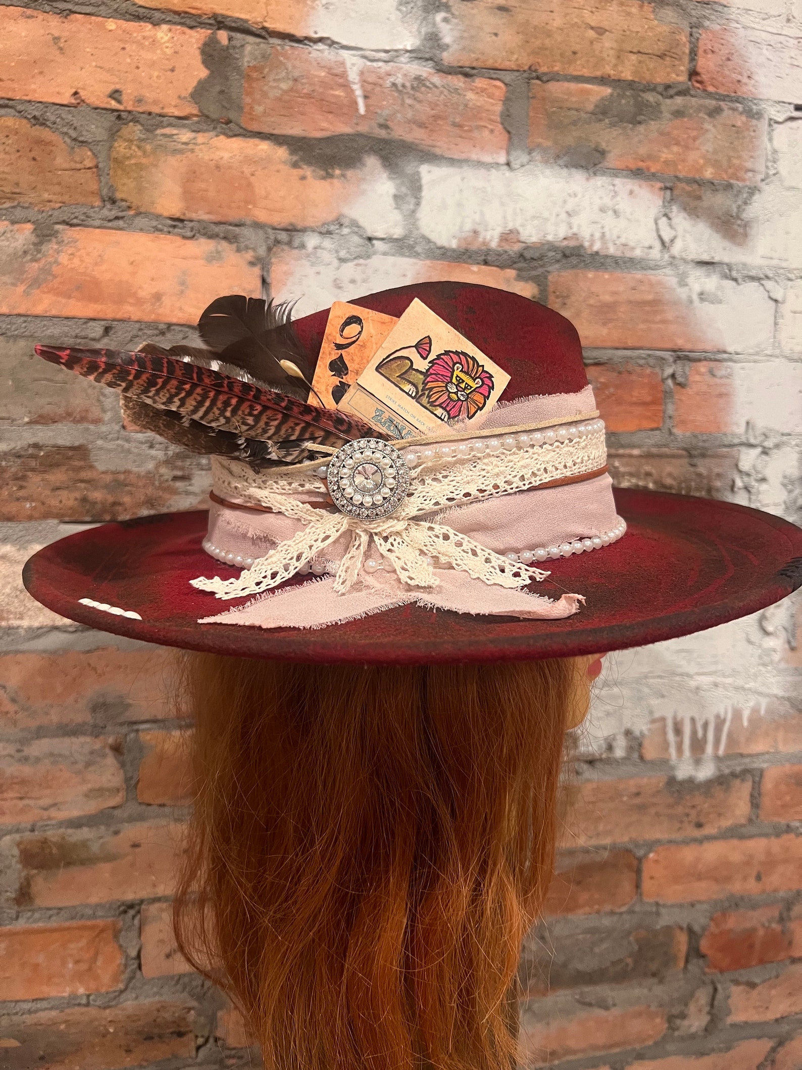 Nashville Star Custom Burned Hat. - Etsy