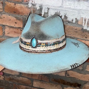 MY BABY BLUE Custom Burned Hat. - Etsy