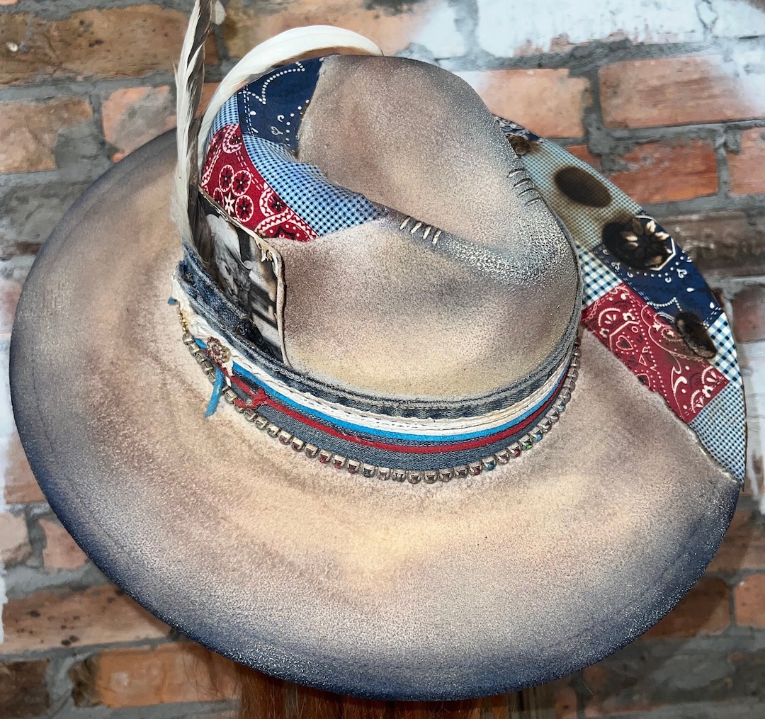 Tattered Custom Hat - Etsy