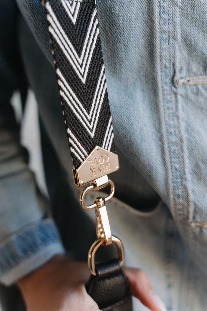 Patterned Bag Strap: Adjustable Fabric Strap With Gold Hardware - Etsy