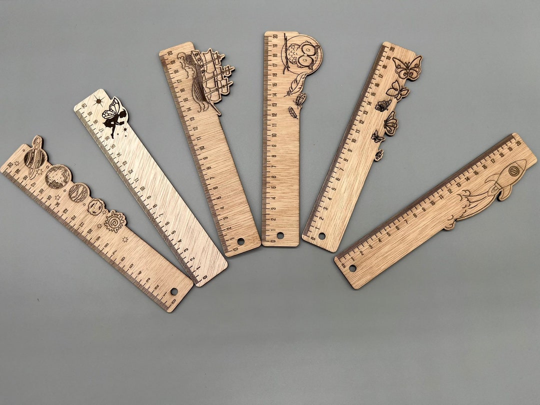 Personalized Wooden Ruler Children - Etsy