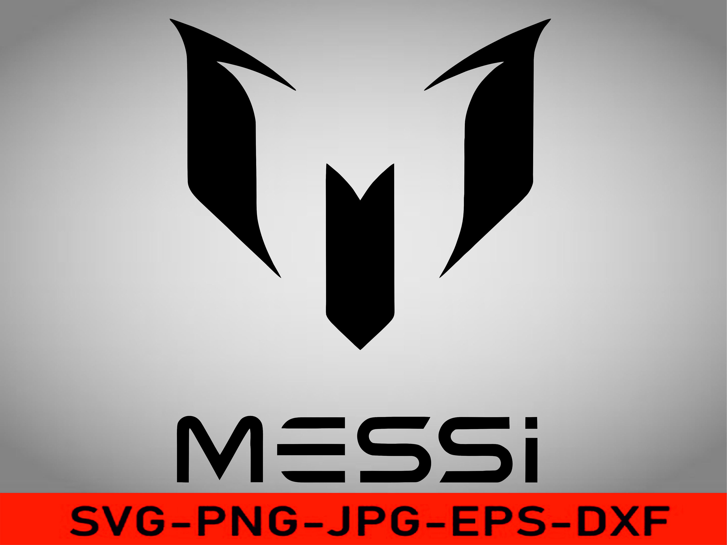 Messi Logo corte svg dxf archivo etiqueta de la pared pdf - Etsy España
