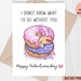 Donut Love Card | Valentines Printable Card | Cards for Him or Her ...