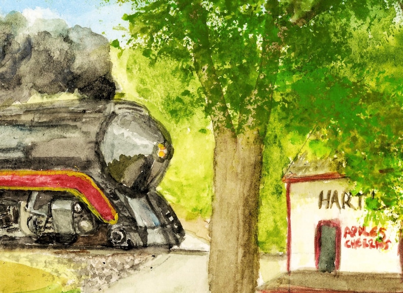 Steam Locomotive Art Featuring J-class 611 at Markham - Etsy