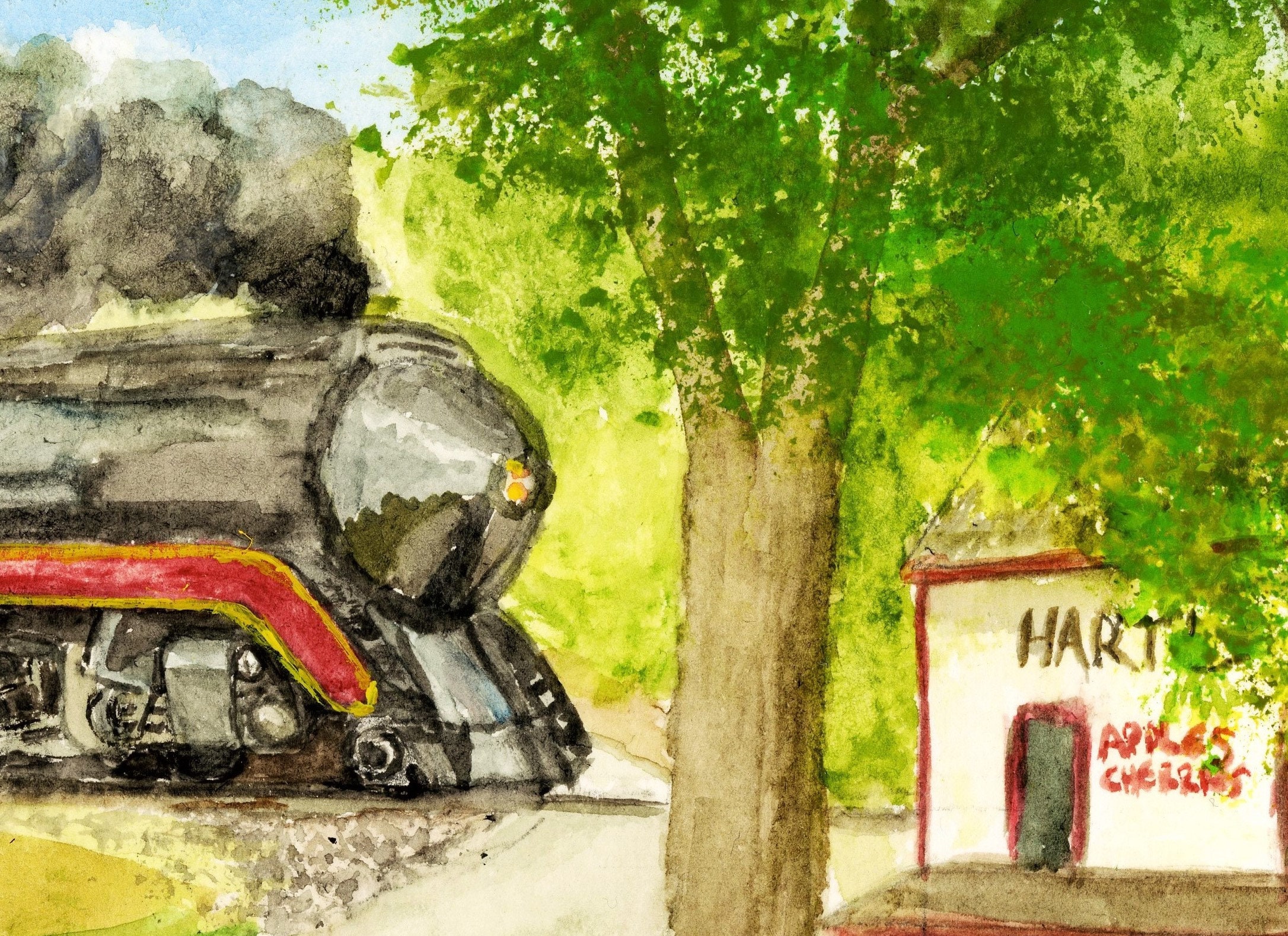 Steam Locomotive Art Featuring J-class 611 at Markham - Etsy