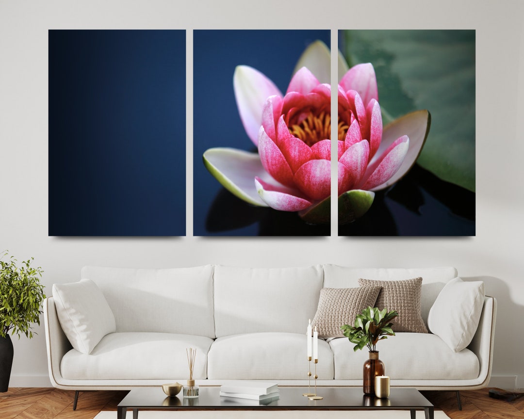Zen Vibes Gorgeous Lotus Flower on Lake Peace Serenity - Etsy