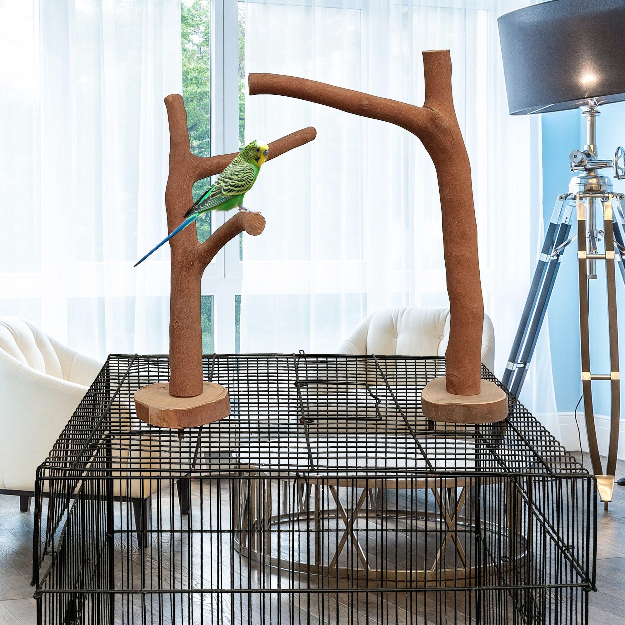 Parrot Perches, Parrot Stand,natural Bird Perches, Bird Cage Perches ...