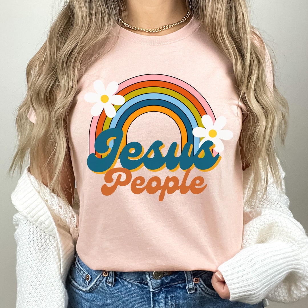 Jesus Shirt Women Revival Shirt Retro Christian Tee Bible Verse Tshirt ...