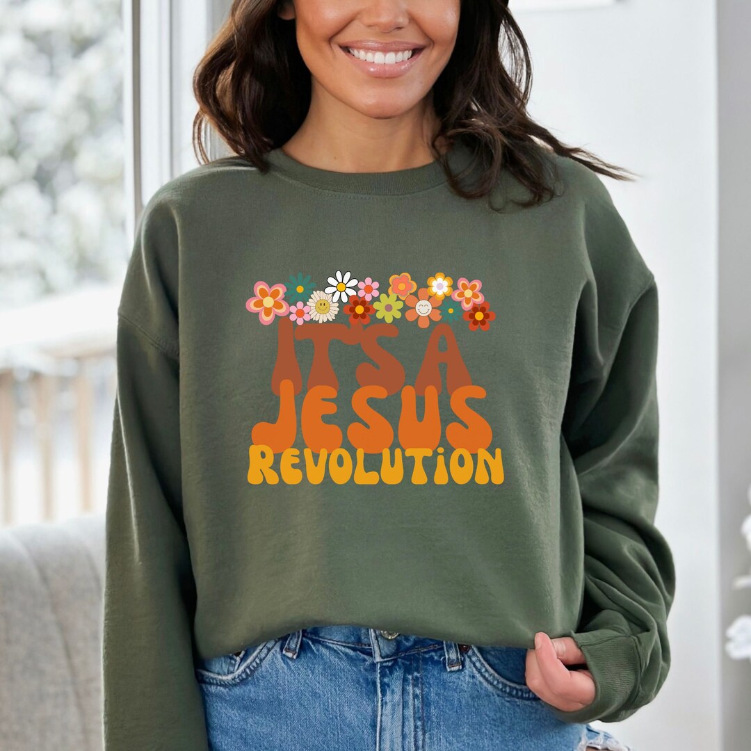 Revival Shirt, It's a Jesus Revolution Sweatshirt, Christian Sweatshirt ...