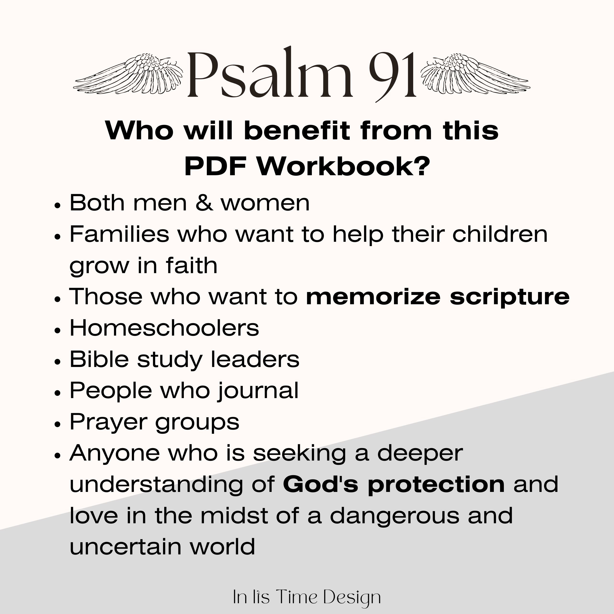 Psalm 91scripture Writing Memorize Bible Verse Bible Study - Etsy