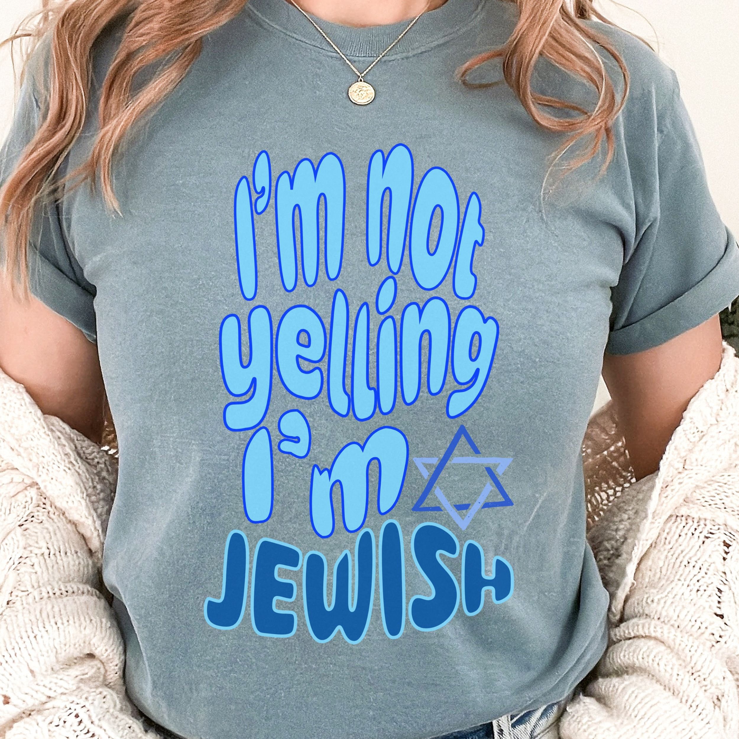 Funny Jewish Tshirt I'm Not Yelling Shirt Judaica Gifts Jewish Shirt ...