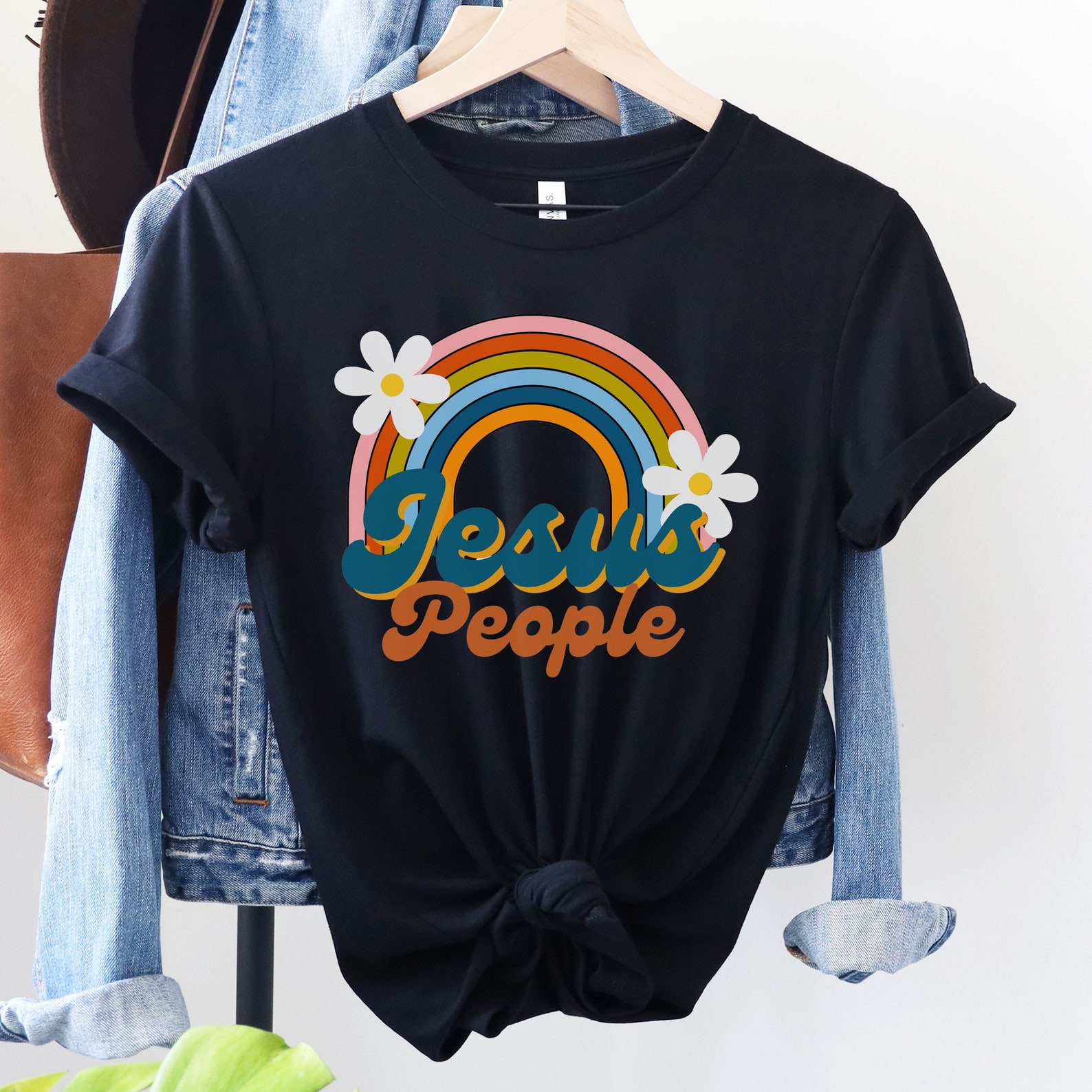 Jesus Shirt Women Revival Shirt Retro Christian Tee Bible Verse Tshirt ...