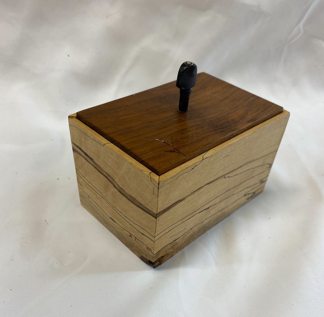 Beautiful Spalted Maple Box With Viola Key Knob - Etsy