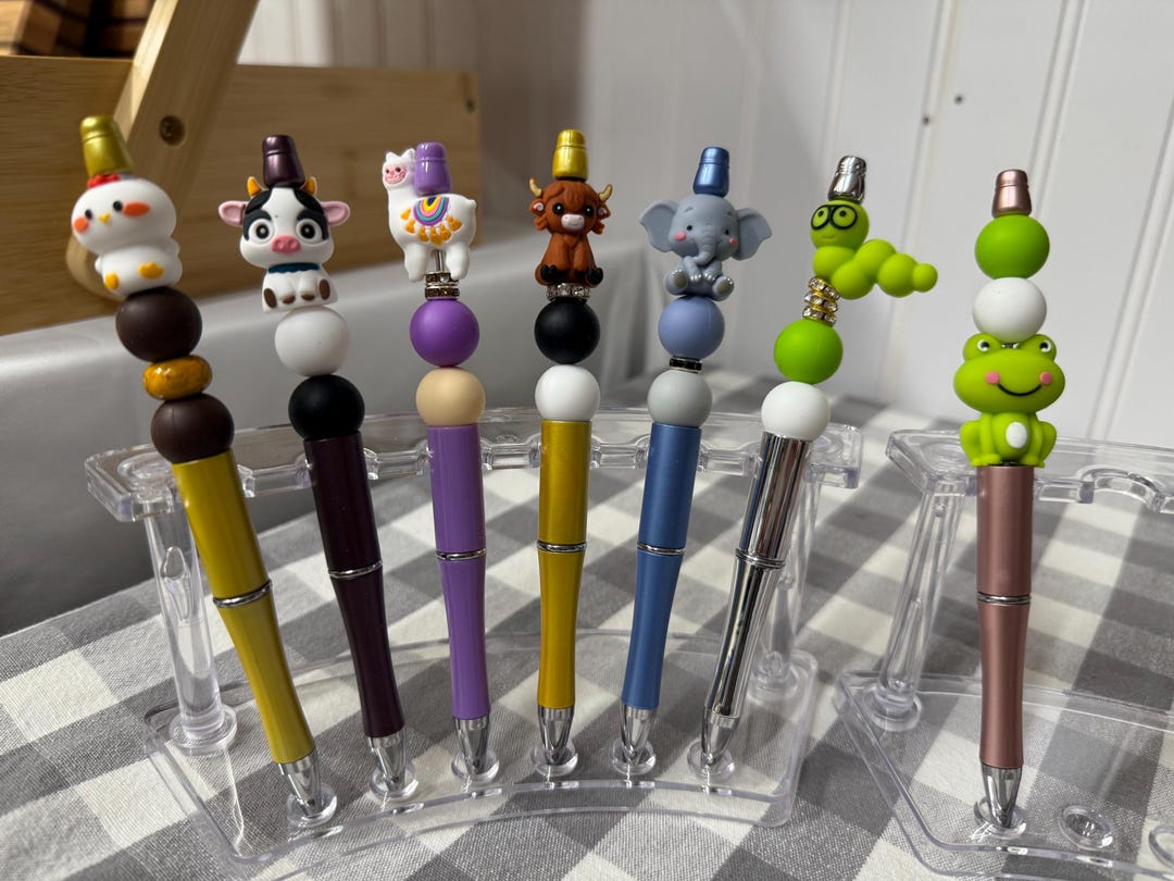 Assorted Fun Animal Beaded Pens - Etsy