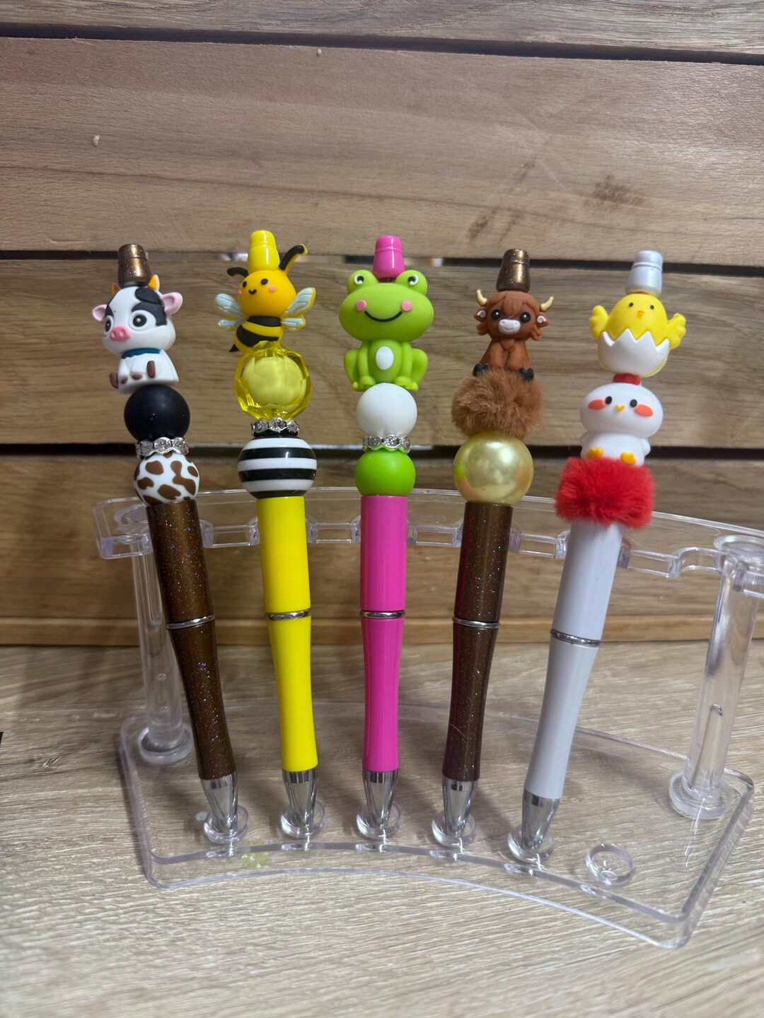 Assorted Fun Animal Beaded Pens - Etsy