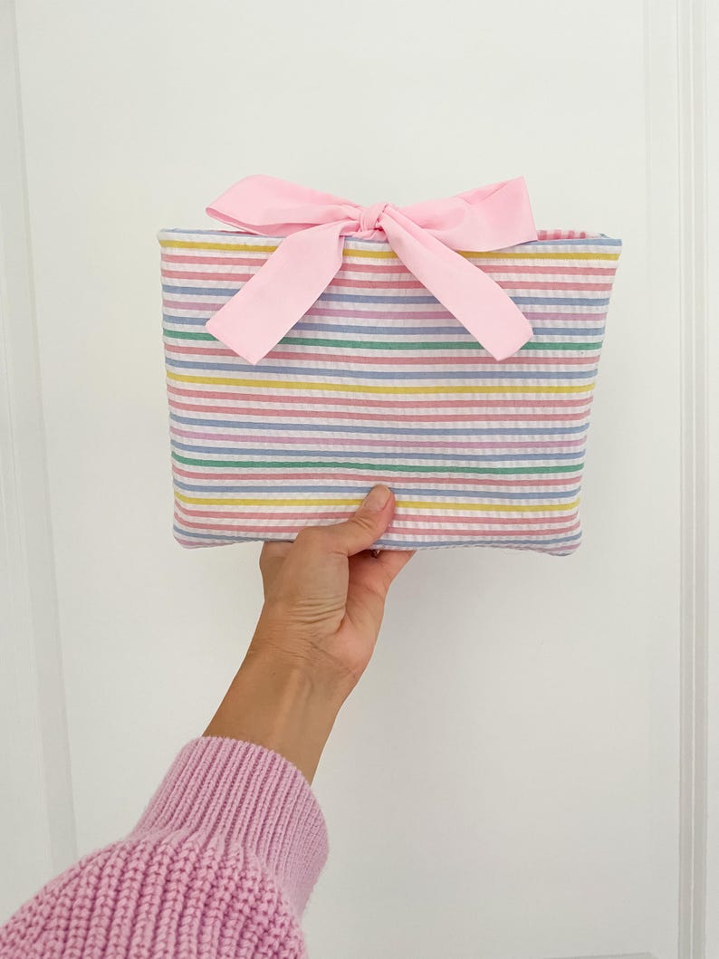 Handmade Padded Book Sleeve: Floral Cotton Book Cover With Bow - Etsy
