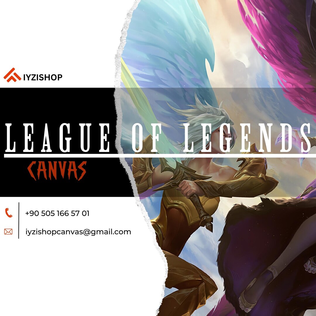 Kayle Poster Lol League of Legends Poster Kayle Canvas Panel - Etsy