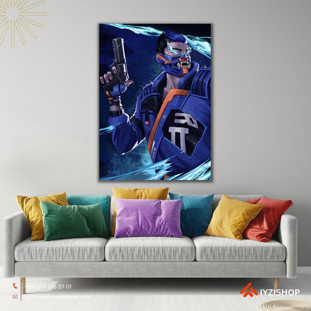 Yoru Valorant Wall Art Canvas Panel Print Yoru Poster Wall - Etsy