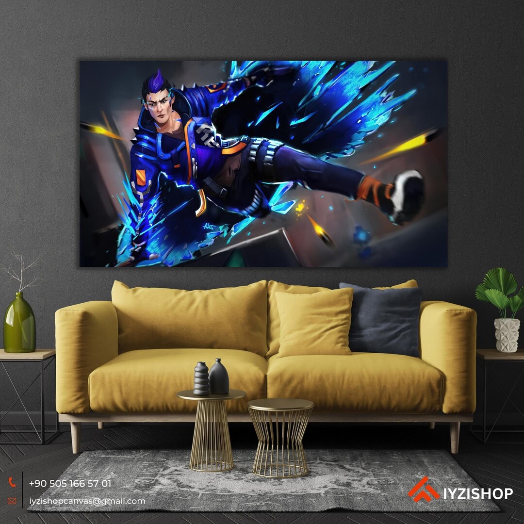 Yoru Canvas Poster Valorant Yoru Valorant Wall Art Canvas - Etsy