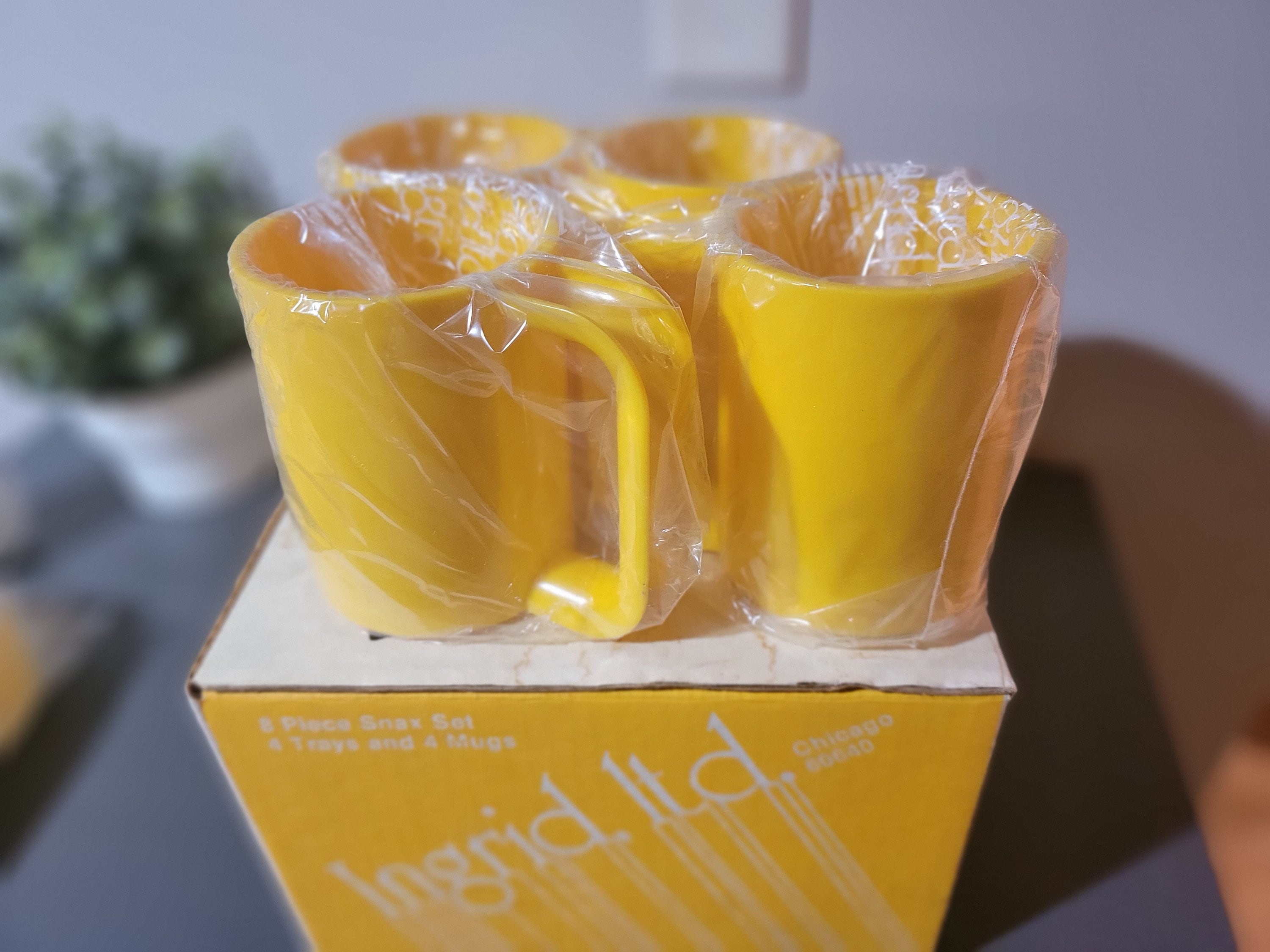 Vintage Snax Set by Ingrid - Yellow Color - Etsy
