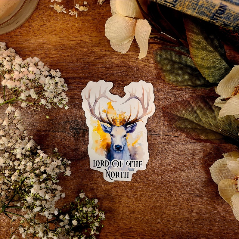 Throne of Glass Sticker: Lord of the North Stag Vinyl Decal - Etsy