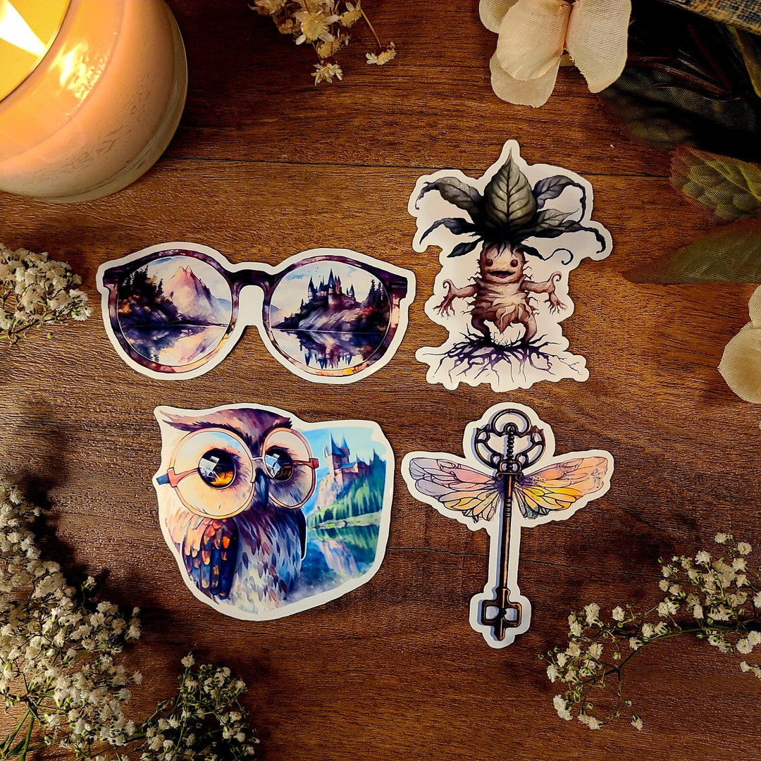 Magic Castle Sticker Set, Acceptance Letter, Legacy, Wizard and Witch ...