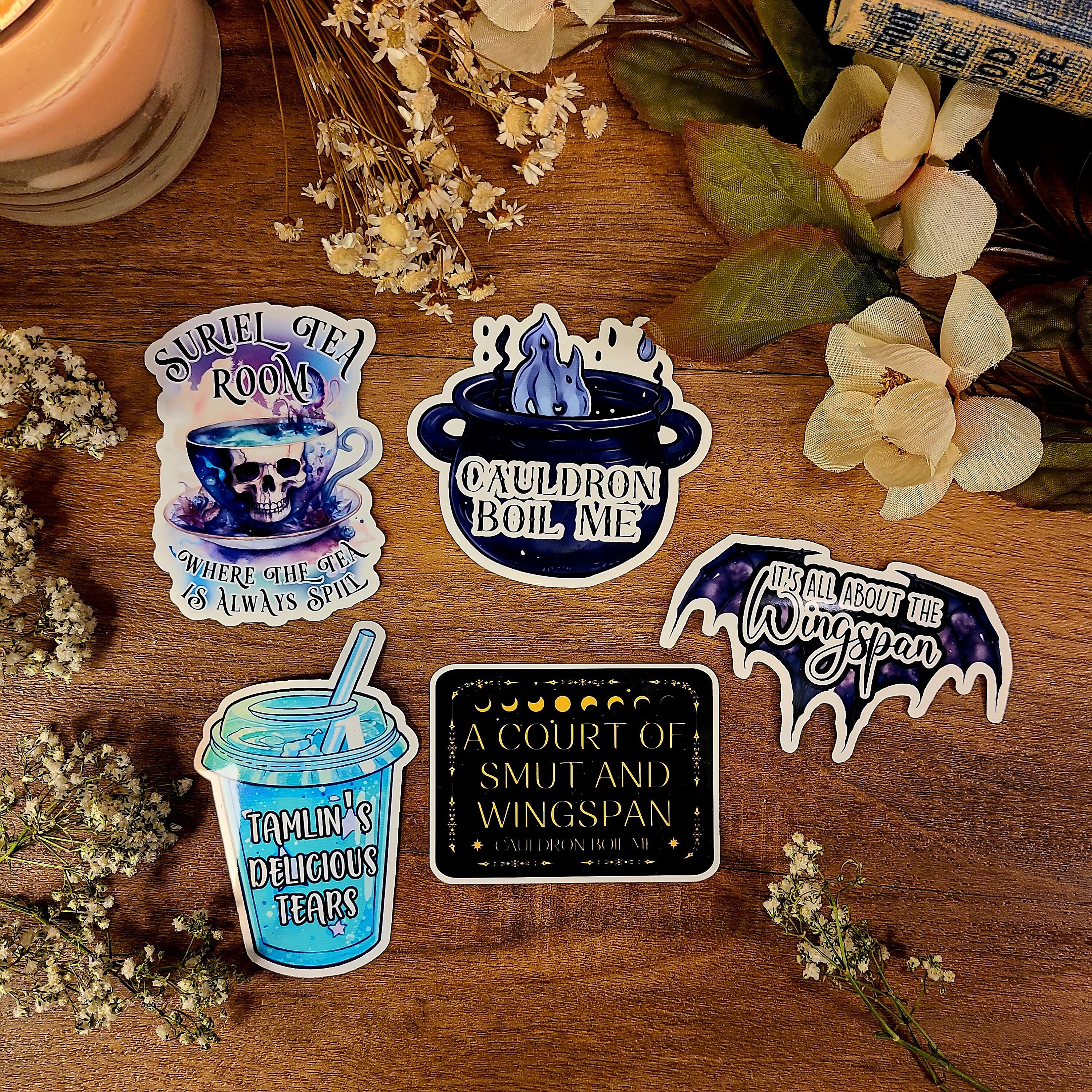 Prythian Map Sticker: A Court of Thorns and Roses Vinyl Decal - Etsy