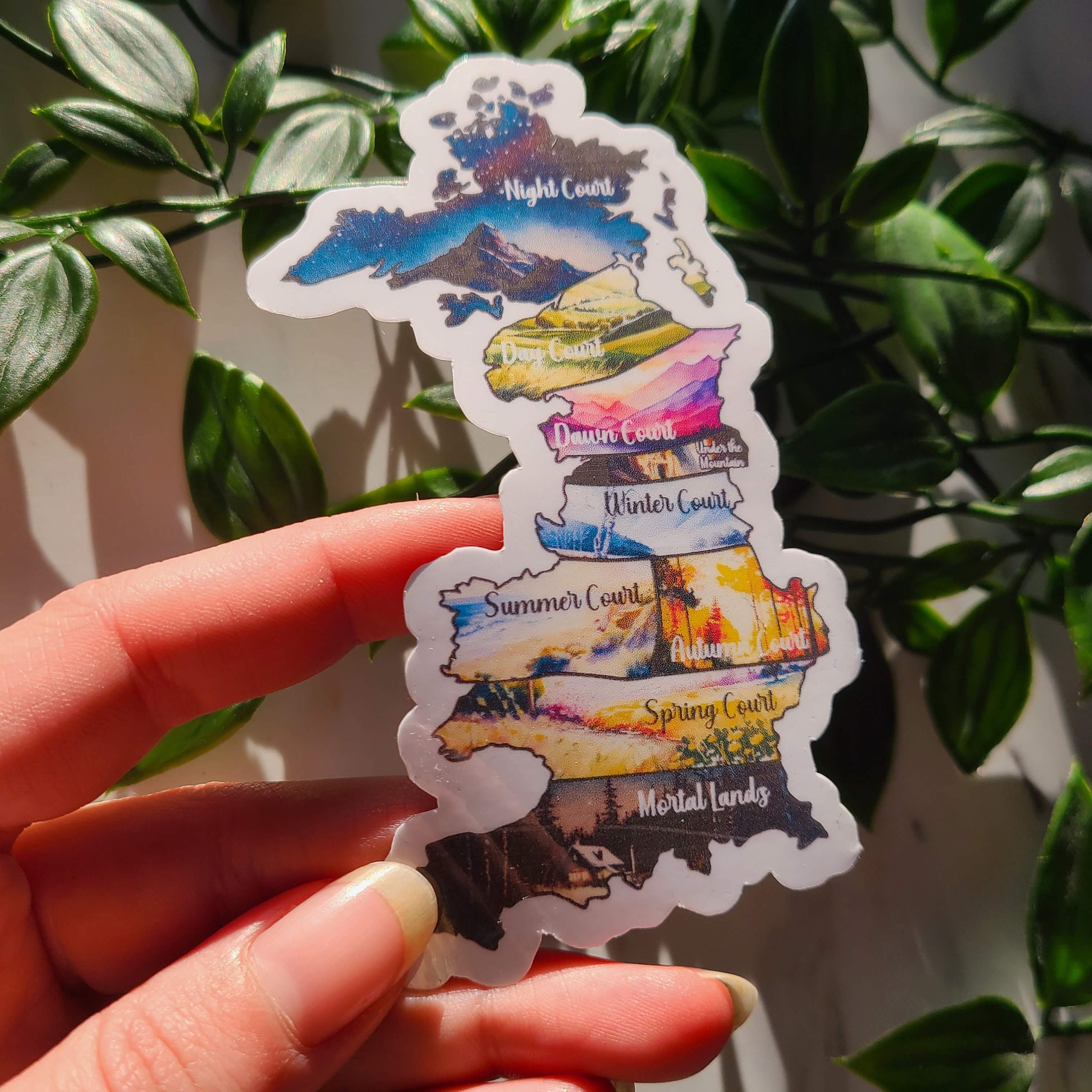 Prythian Map A Court of Thorns and Roses ACOTAR Night - Etsy Canada