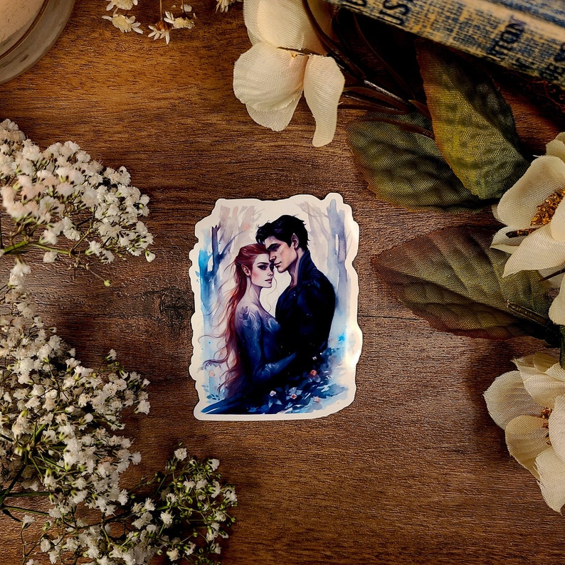 ACOTAR Cassian & Nesta Vinyl Sticker: Night Court Romance - Etsy