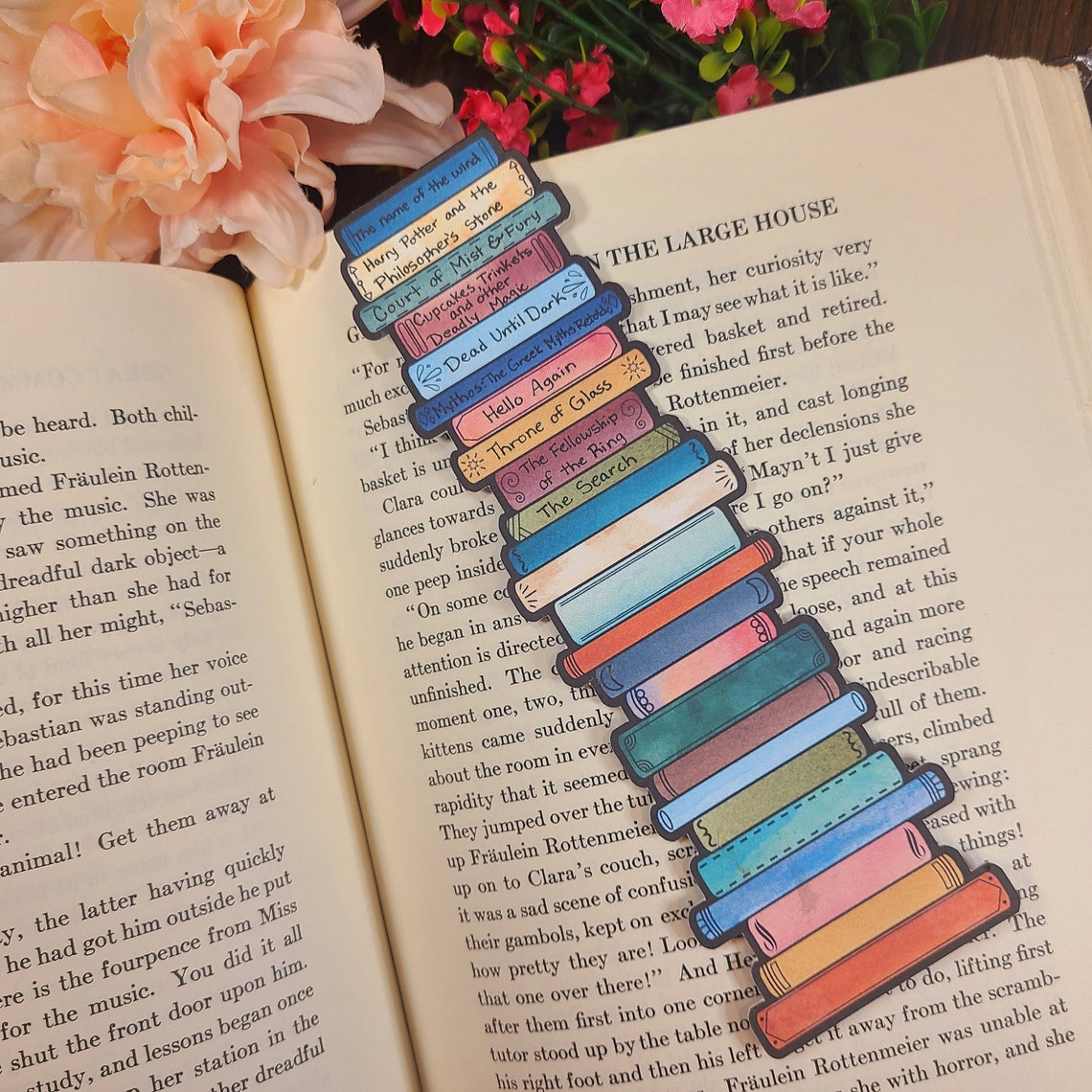 Printable Book Tracking Bookmark - Etsy