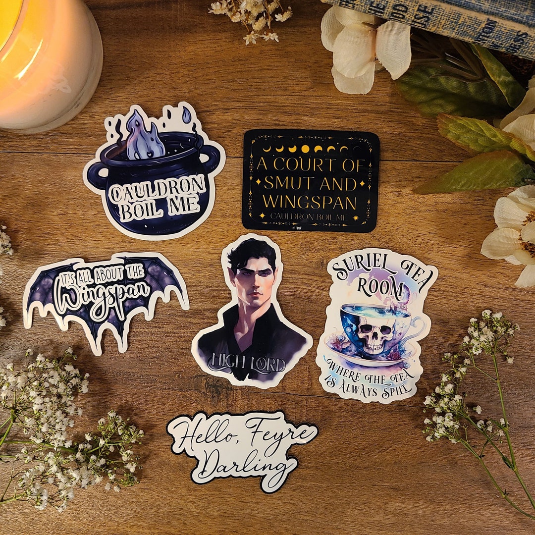 ACOTAR Sticker Set, A Court of Thorns and Roses, Night Court, Feyre ...