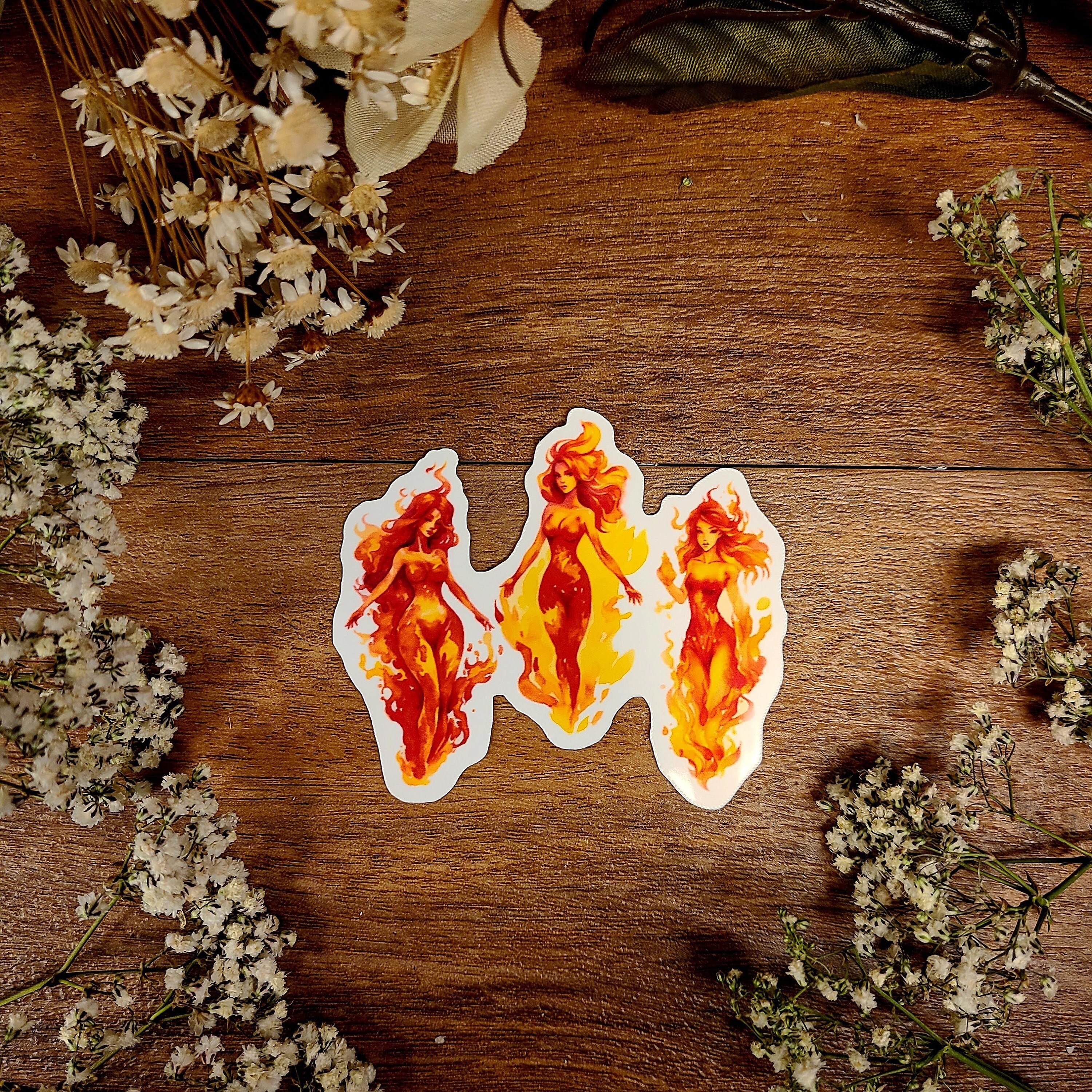 Bryce Quinlan Fire Sprites Vinyl Sticker - Crescent City SJM Decal - Etsy