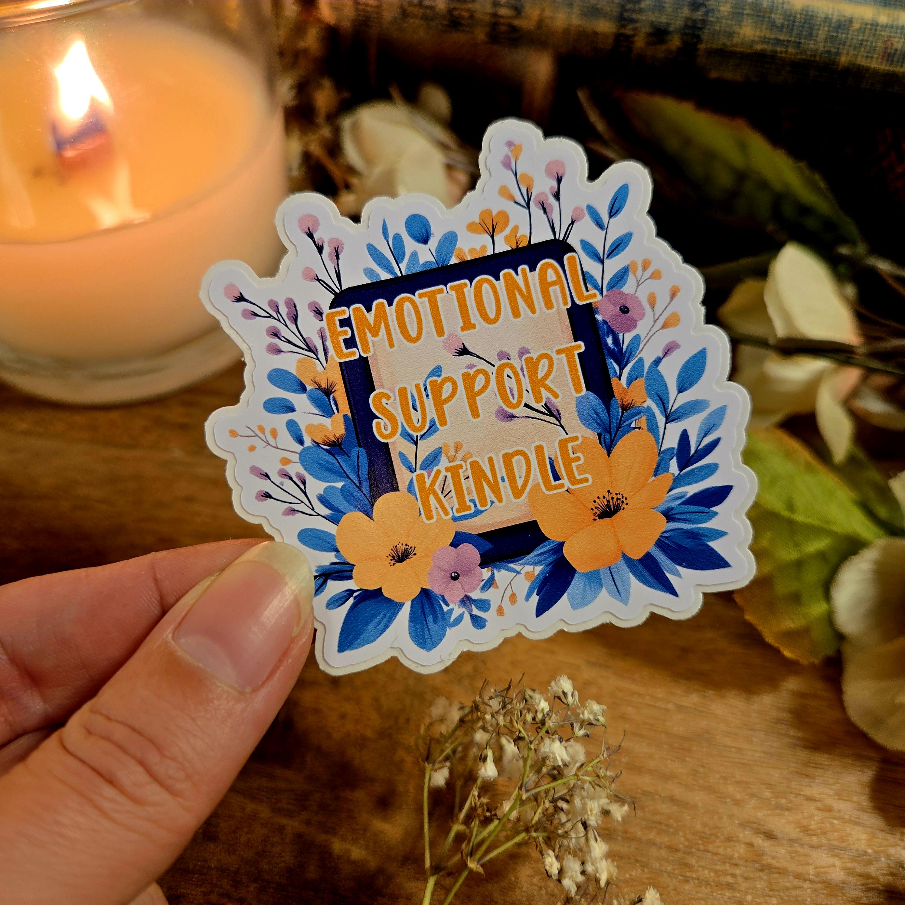 Emotional Support Kobo Sticker: Bookish Reader Vinyl Decal - Etsy