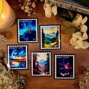 ACOTAR Sticker Set, A Court of Thorns and Roses, Night Court, Feyre ...