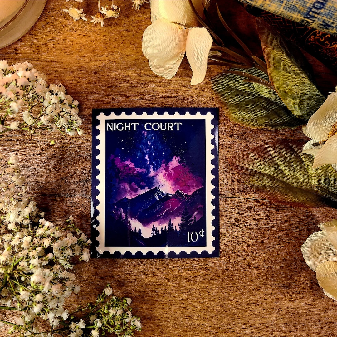 ACOTAR Sticker, A Court of Thorns and Roses, Night Court Stamp, Feyre ...
