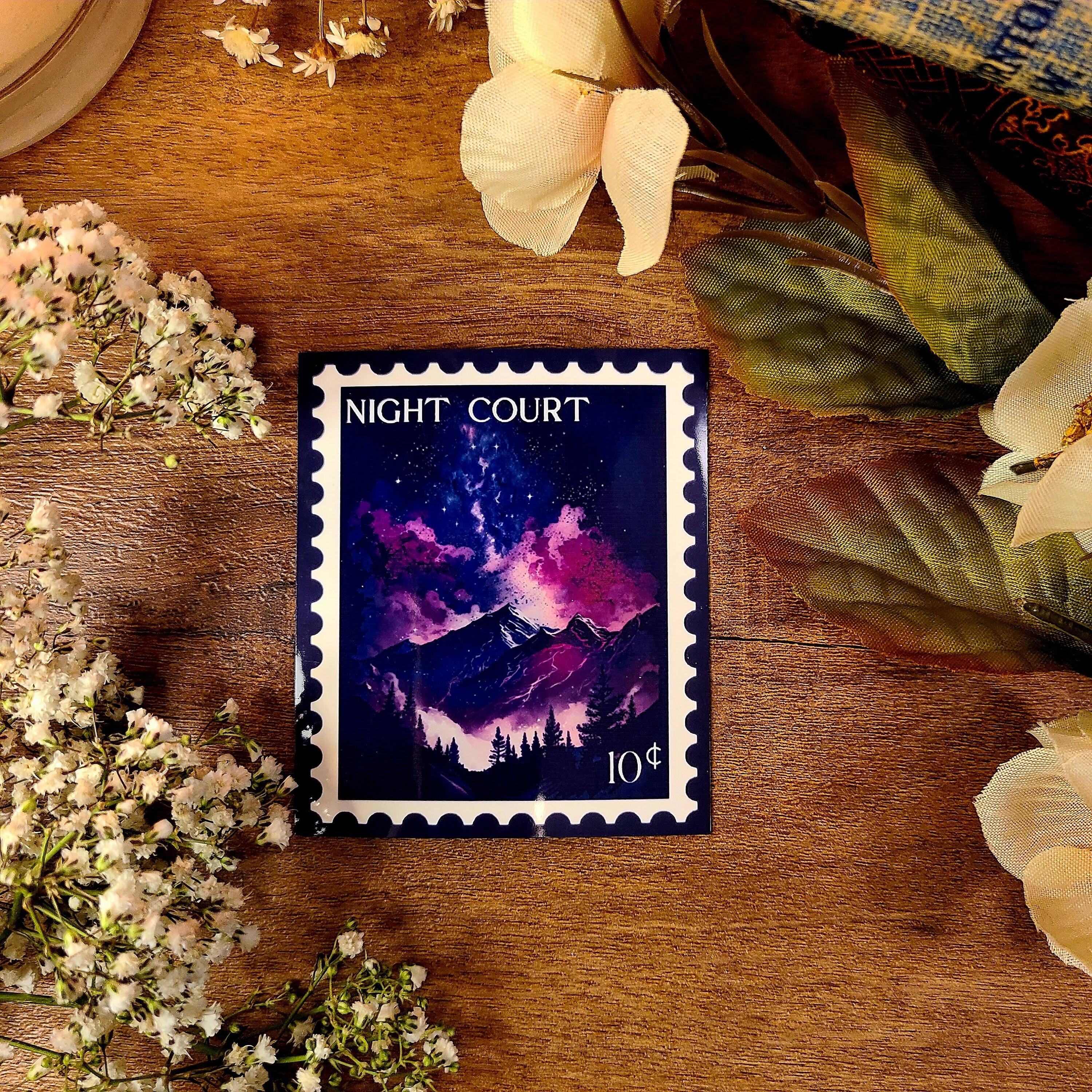 Prythian Map Sticker: A Court of Thorns and Roses Vinyl Decal - Etsy