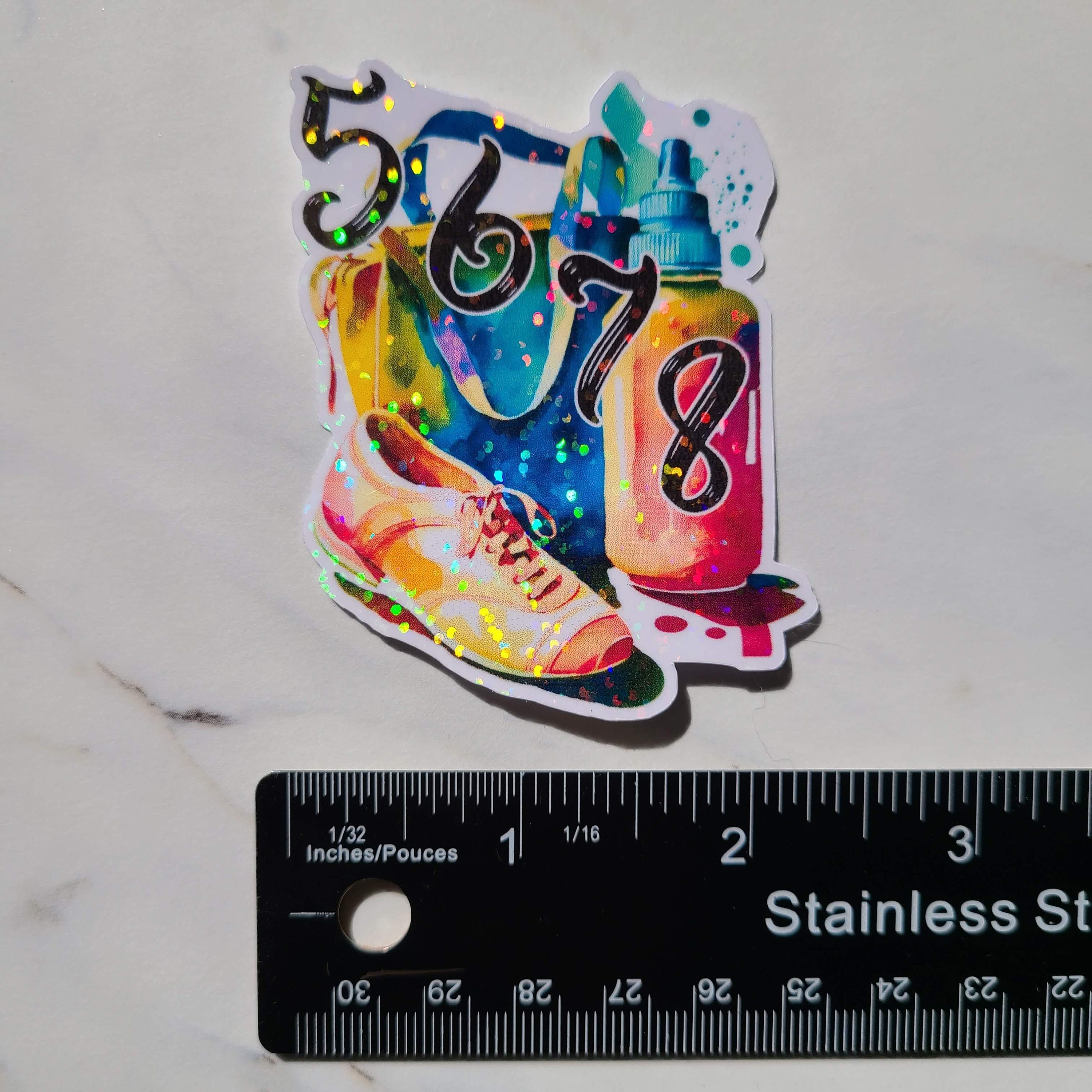 Dance Steps Holographic Sticker: Gift for Dancers - Etsy