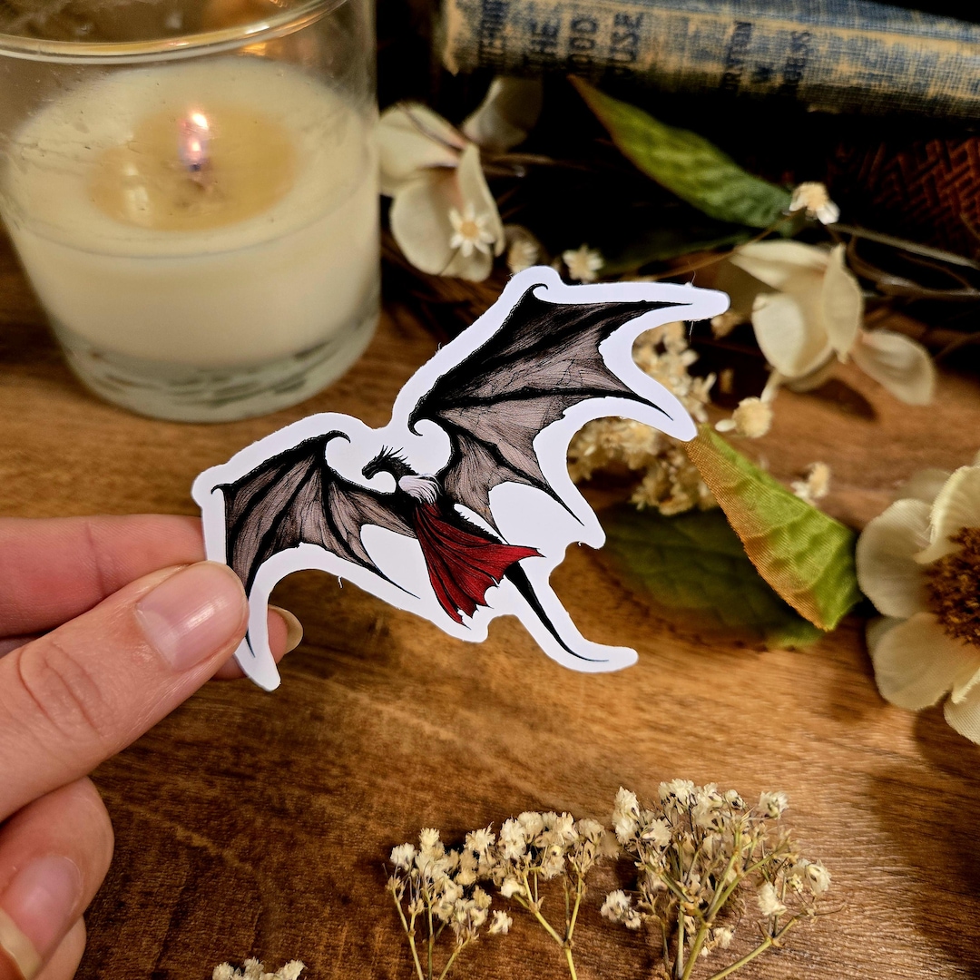 Manon Blackbeak and Abraxos Vinyl Sticker: Throne of Glass Decal - Etsy