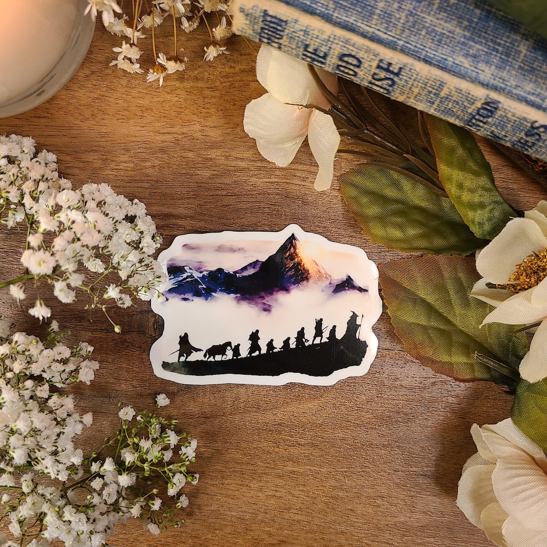 Fellowship Vinyl Sticker: Lord of the Rings, Mordor Journey - Etsy
