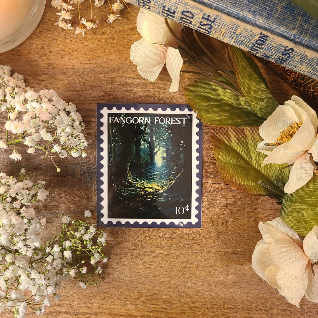 Lord of the Rings Stamp Sticker, Magical Forest, Mordor, the Shire, the ...