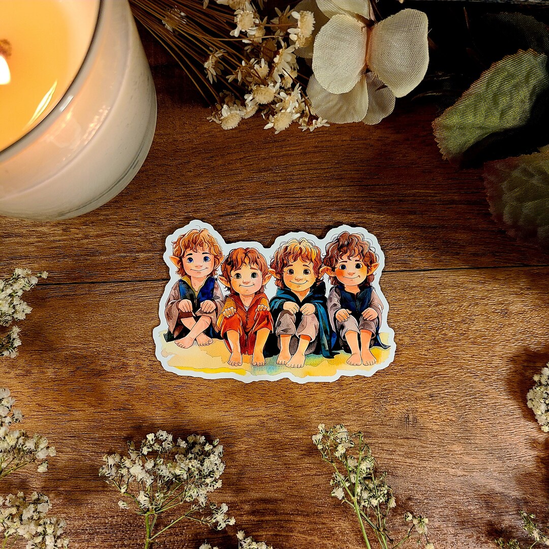 Lord of the Rings, Ring of Power, Four Hero Hobbits, Bilbo Quote ...