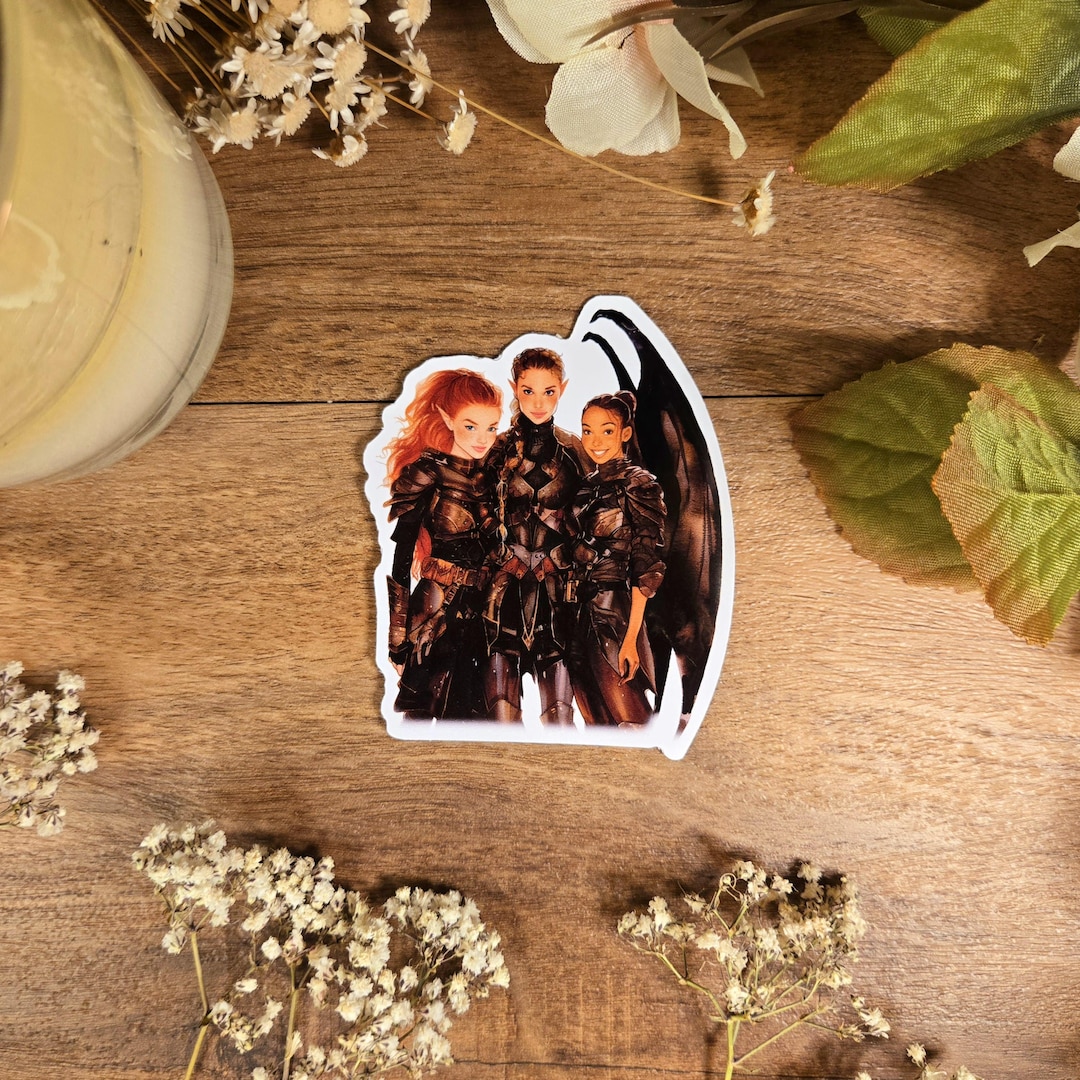 ACOTAR Valkyries Vinyl Sticker: Night Court, Book Club Gift - Etsy