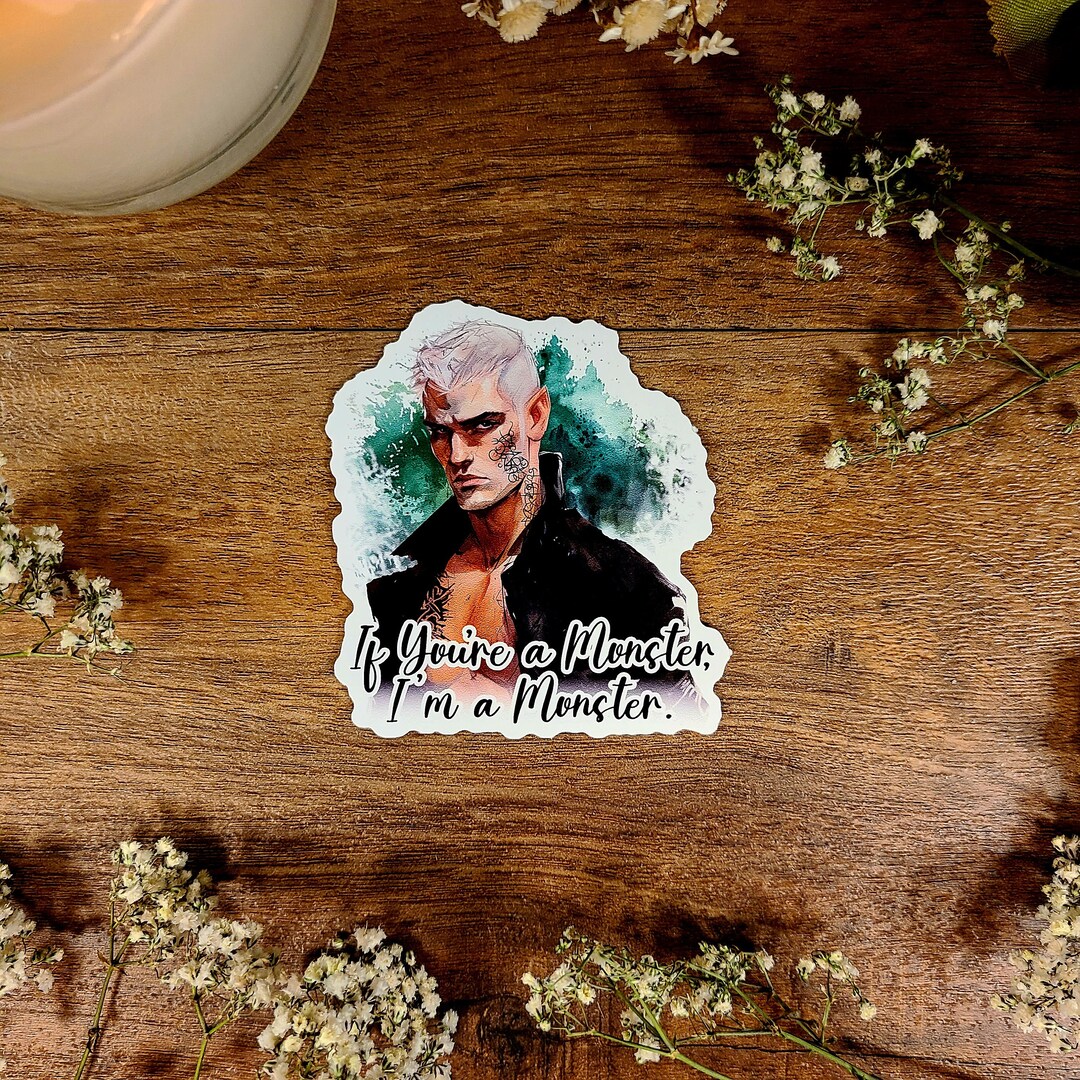 Rowan Whitethorn Vinyl Sticker: Throne of Glass Decal - Etsy