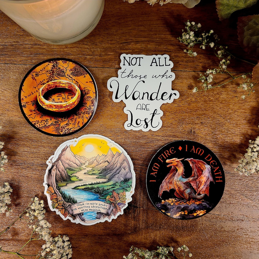 Lord of the Rings Vinyl Sticker: Bilbo Quote, Middle Earth - Etsy