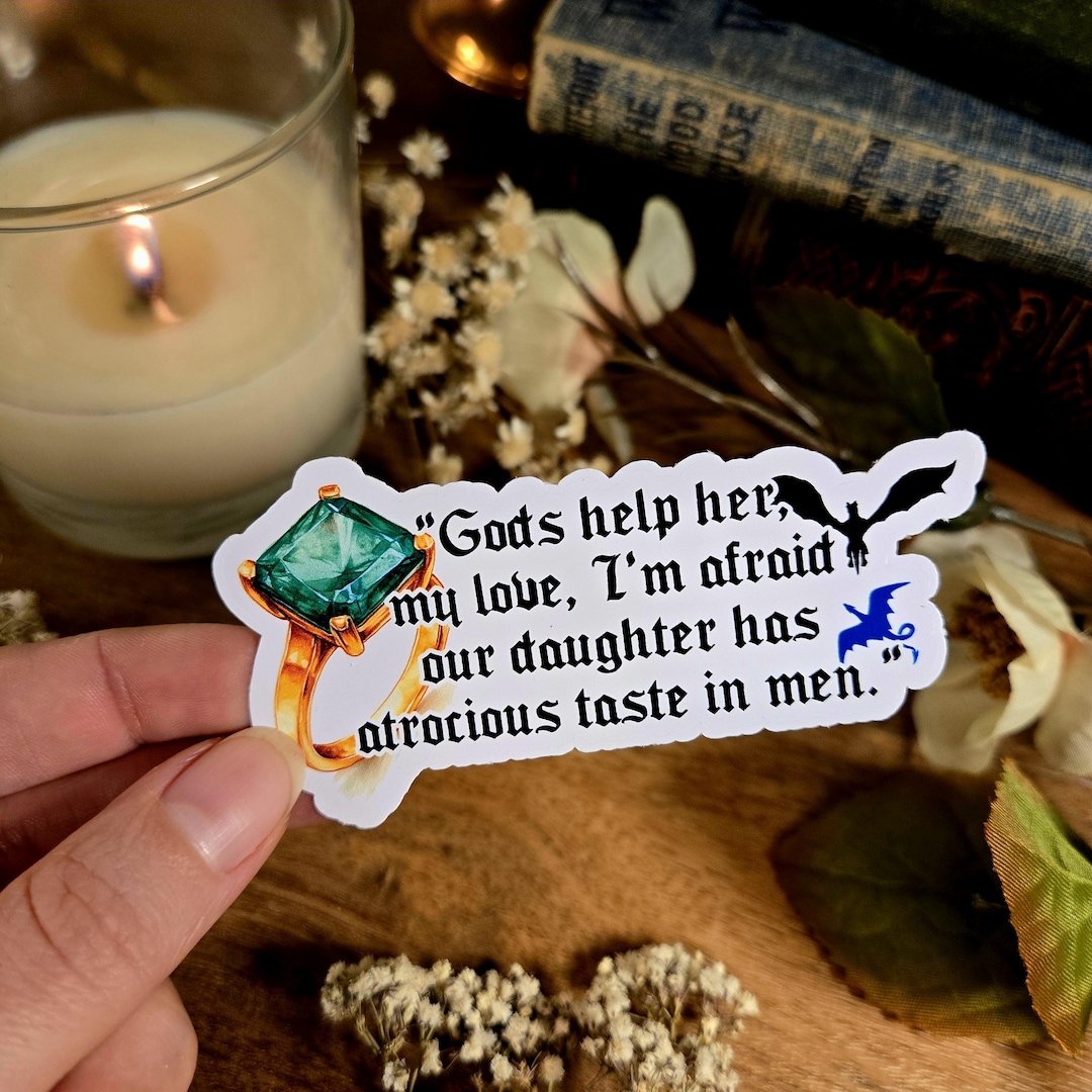 Fourth Wing Relic Tattoo Vinyl Sticker: Violet Sorrengail Dragon Rider ...