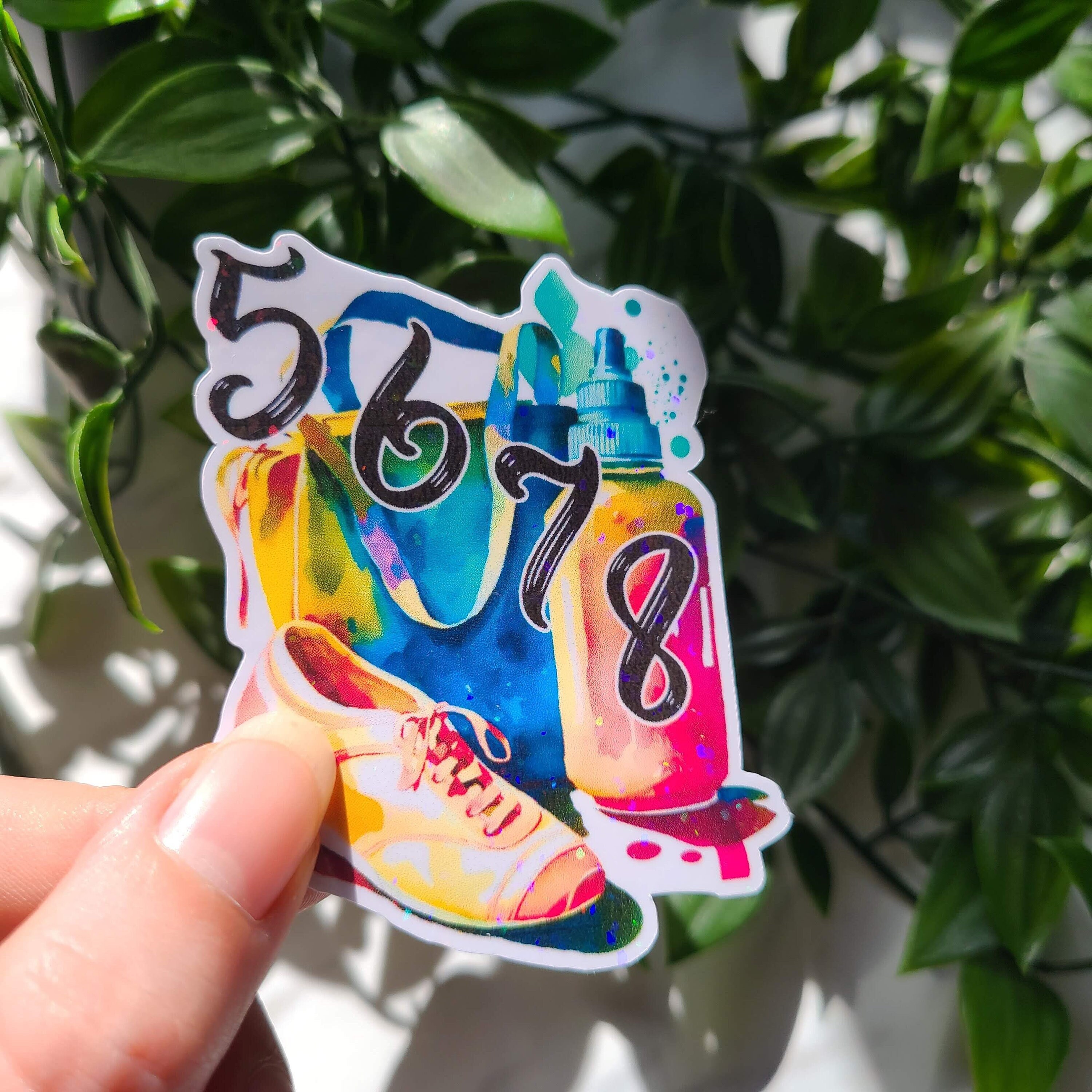 Dance Steps Holographic Sticker: Gift for Dancers - Etsy