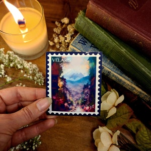 Velaris City Stamp Sticker: ACOTAR Night Court Vinyl Decal - Etsy